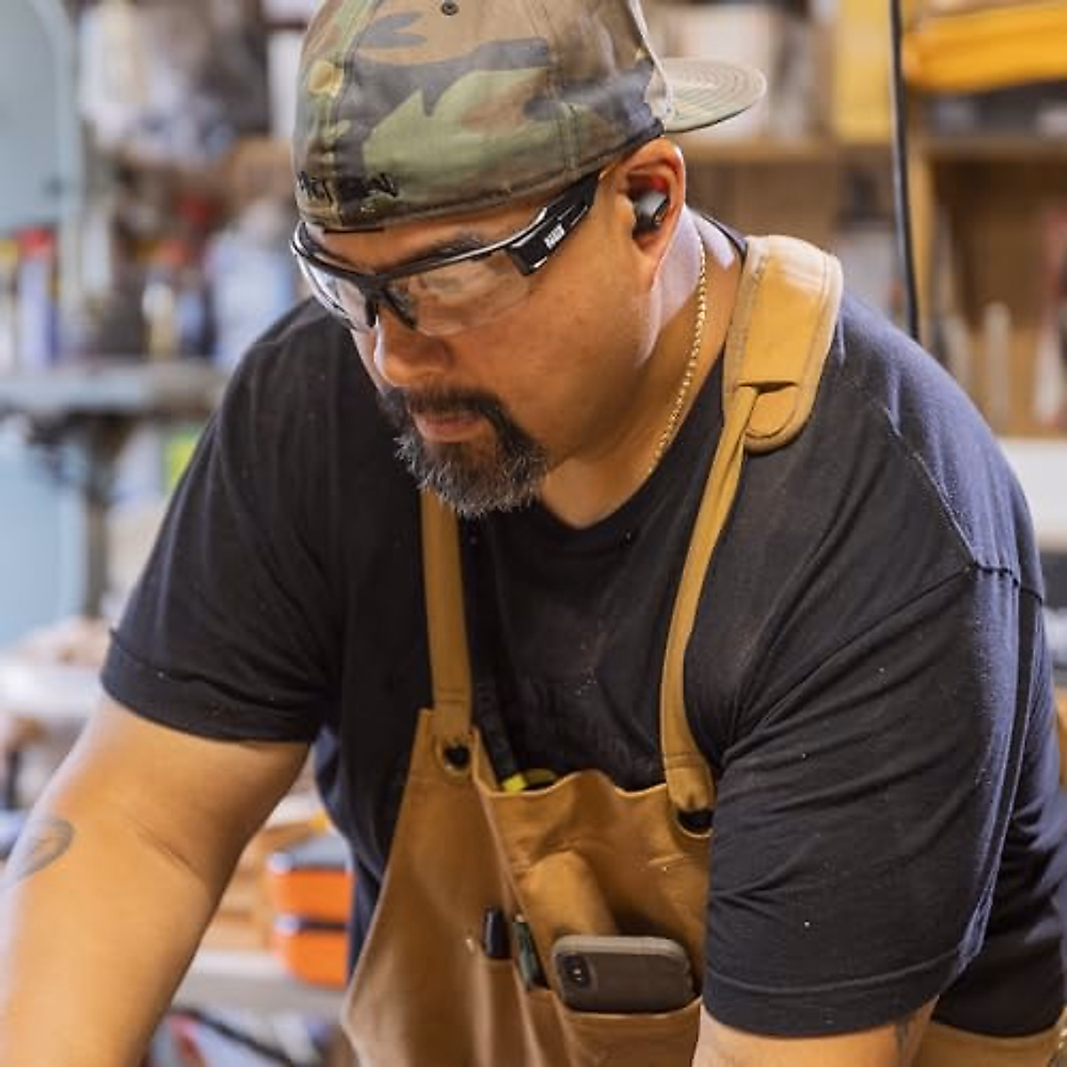 Klein Tools AESEB1 Bluetooth Jobsite Earbuds, Wireless Hearing Protection Earplugs with 28dB Noise Reduction Rating, 15-Hour Playtime