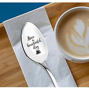 Have A Brewteaful Day Engraved Spoon Gift | Birthday Gift for Men Women | Christmas Gifts | Ideal Gift For Tea Coffee Lovers | Stainless Steel 7 inch Spoon