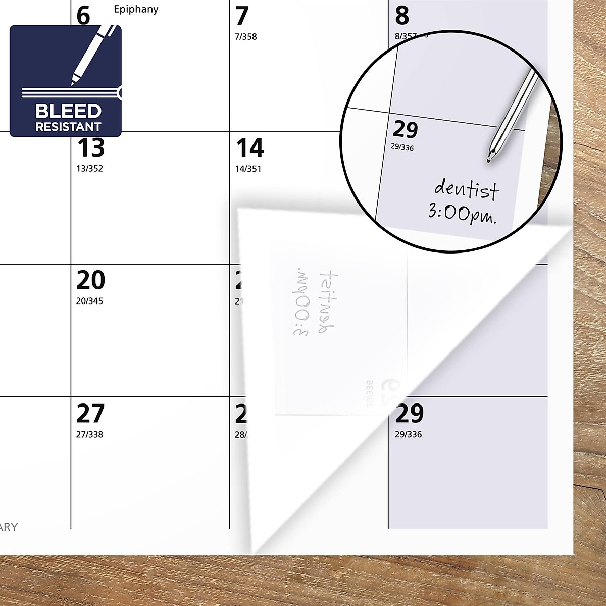 2022 Wall & Desk Calendar by AT-A-GLANCE, 11" x 8", Small, Monthly, Wirebound, QuickNotes, Daily Blocks 1-1/4” x 1-1/4” (PM5028)