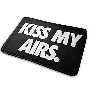 Bath Rugs Mats Door Mat Non Slip Absorbent Bathroom Floor Mat Carpet 24 * 16In KISS My AIRS