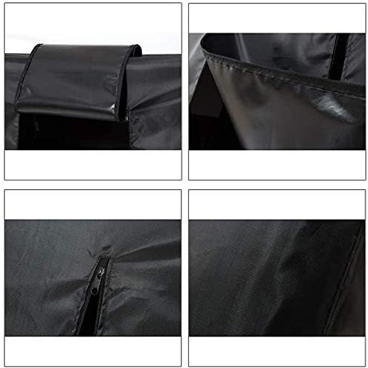 Garment Rack Cover (Clothes Rack Not Included),59" Clothes Rack Cover for Storage,Hanging Clothing Protectors Wardrobe Cover,Waterproof Garment Cover with Double Zippers for Easy Access