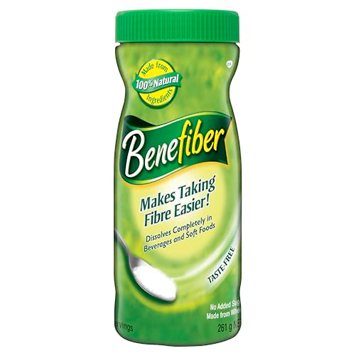 Benefiber Taste-Free, Sugar-Free Fiber Supplement Powder for Digestive Health 74 Servings 261g