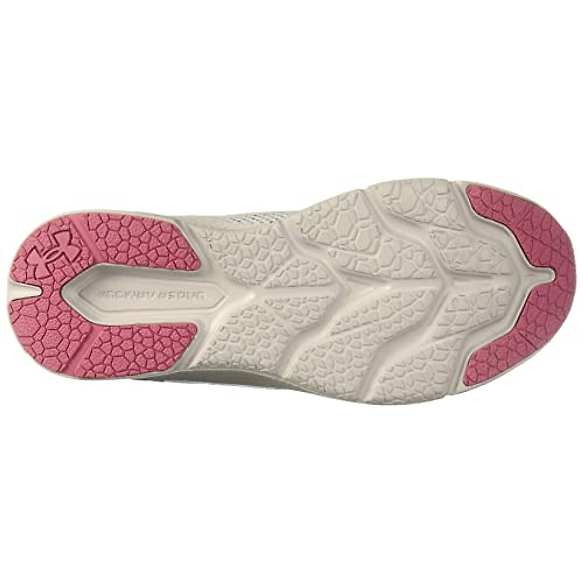 Under Armour Women's Shadow --Running Shoe, (104) Halo Gray/Halo Gray/Pace Pink, 8.5