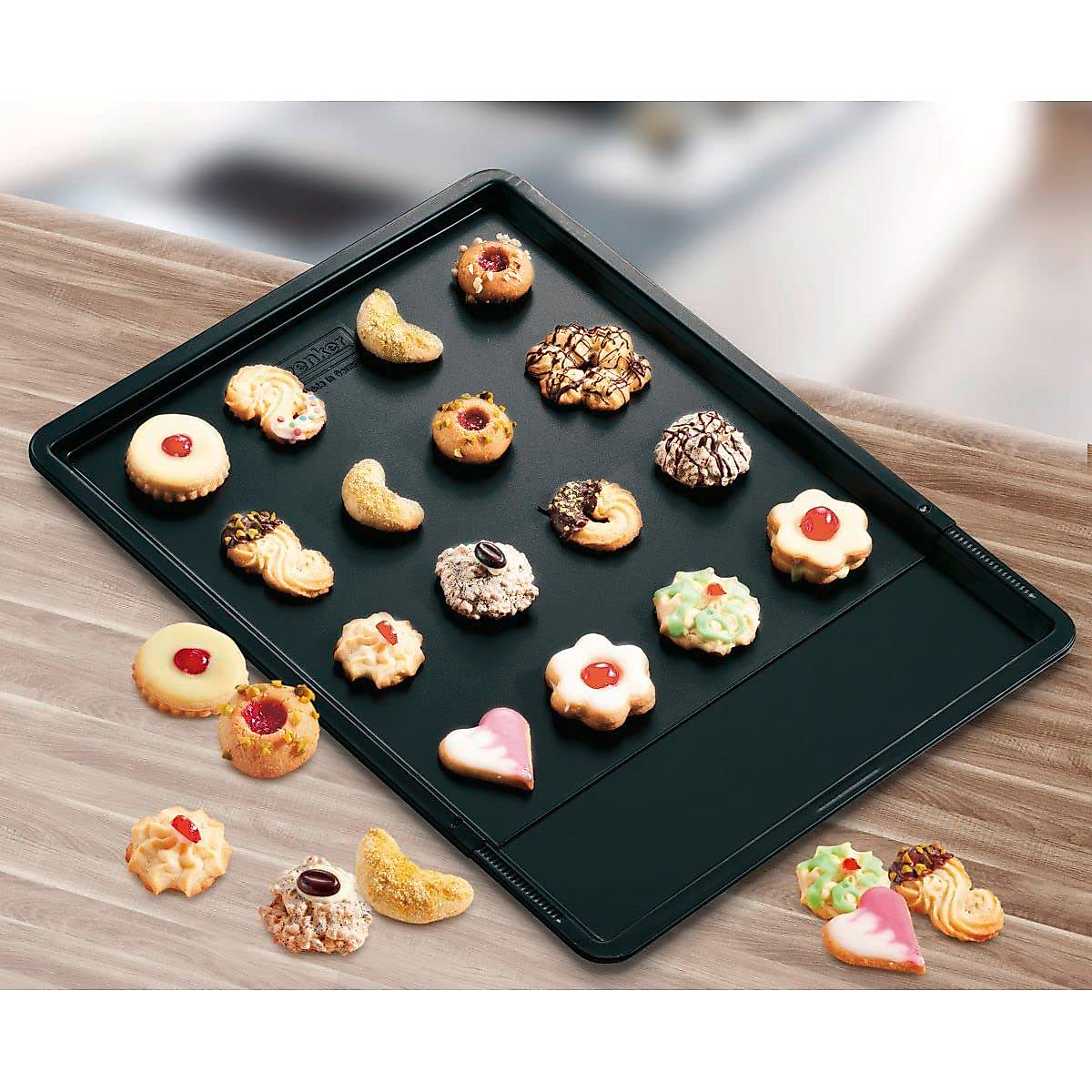 Zenker Expandable Cookie Pan, Nonstick, 14-1/2-Inch to 20-1/2-Inch