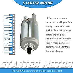 Starter Motor Replacement for Honda ATV ATC TRX 250 ATC250 TRX250 Big RED 1985-1986 Replaces 128000-1490 128000-1491 31200-HA0-004 31200-HA0-682 31200-HA6-682