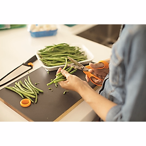 Fiskars Kitchen Scissors, Total Length: 18 cm, Quality Steel/Synthetic Material, Classic, 1000819