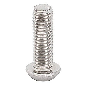 (100pcs) BelMetric Button Head Tamper Proof Screws M8X25 Stainlesss Steel Button Head Security Screw Torx 40 with Pin, SBT8X25SS