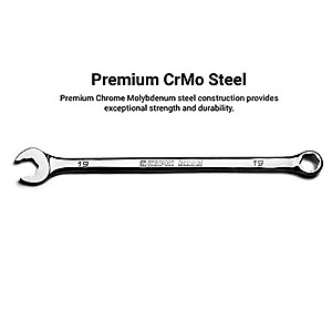 Capri Tools 1/2 in. WaveDrive Pro Combination Wrench for Regular and Rounded Bolts