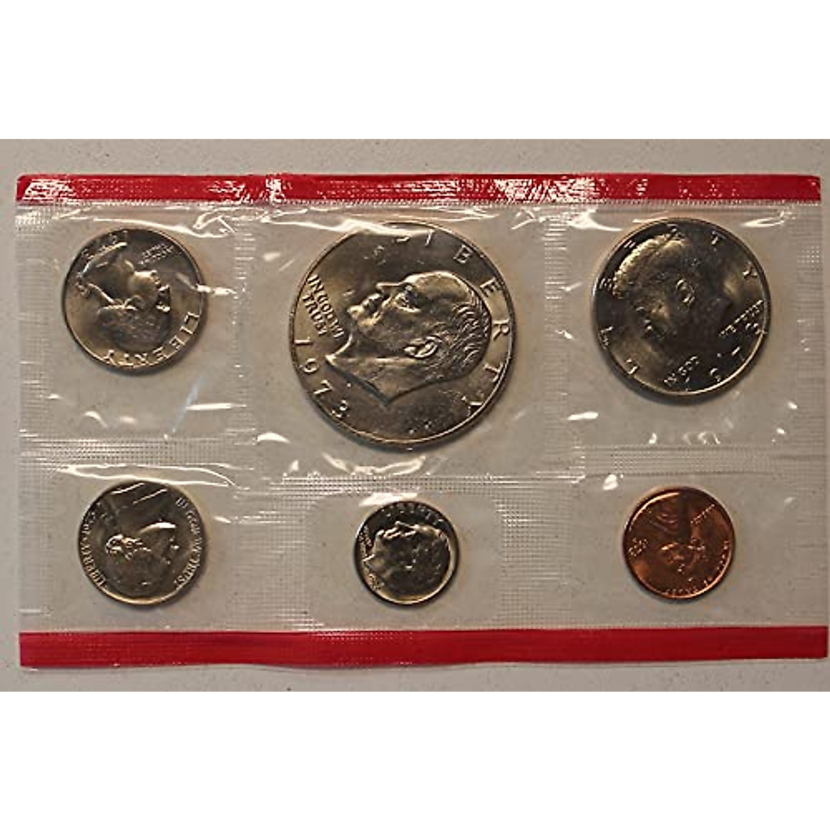 1973 United States Mint Uncirculated Coin Set in Original Government Packaging