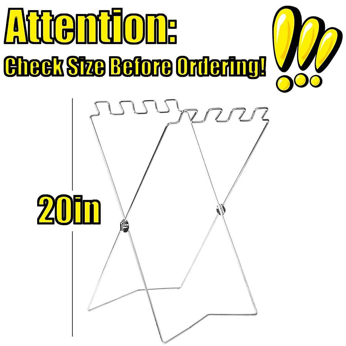 BAOZOON Trash Bags Holder Stand, Waste Sorting Bin, Grass Clippings Portable Fold Up Can, 12 Gallon Trash Stand Holder for Camping Recycling Suitable in Kitchen, Camping Indoor Outdoor