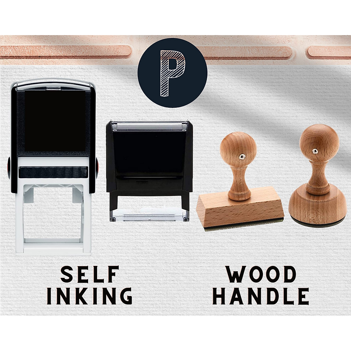 from The Library of, Book Stamp, Personalized Teacher Stamp, Custom Library Stamp, Monogram Self-Inking Stamp, Design Stamps (Script)