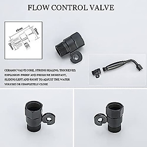 MINJING Handheld Bidet Sprayer 2 Spray Modes Baby Cloth Diaper Sprayer Cold Water Toilet Sprayer Wall Mounted Brass Handheld Sprayer Kit with Angle Valve, High Pressure,Gun Gray