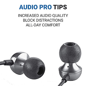 Comply Aware Pro SmartCore Earbud Tips Variety Pack - Situational Awareness - Sport Pro, Audio Pro, Aware Pro (Medium, 3 Pairs)