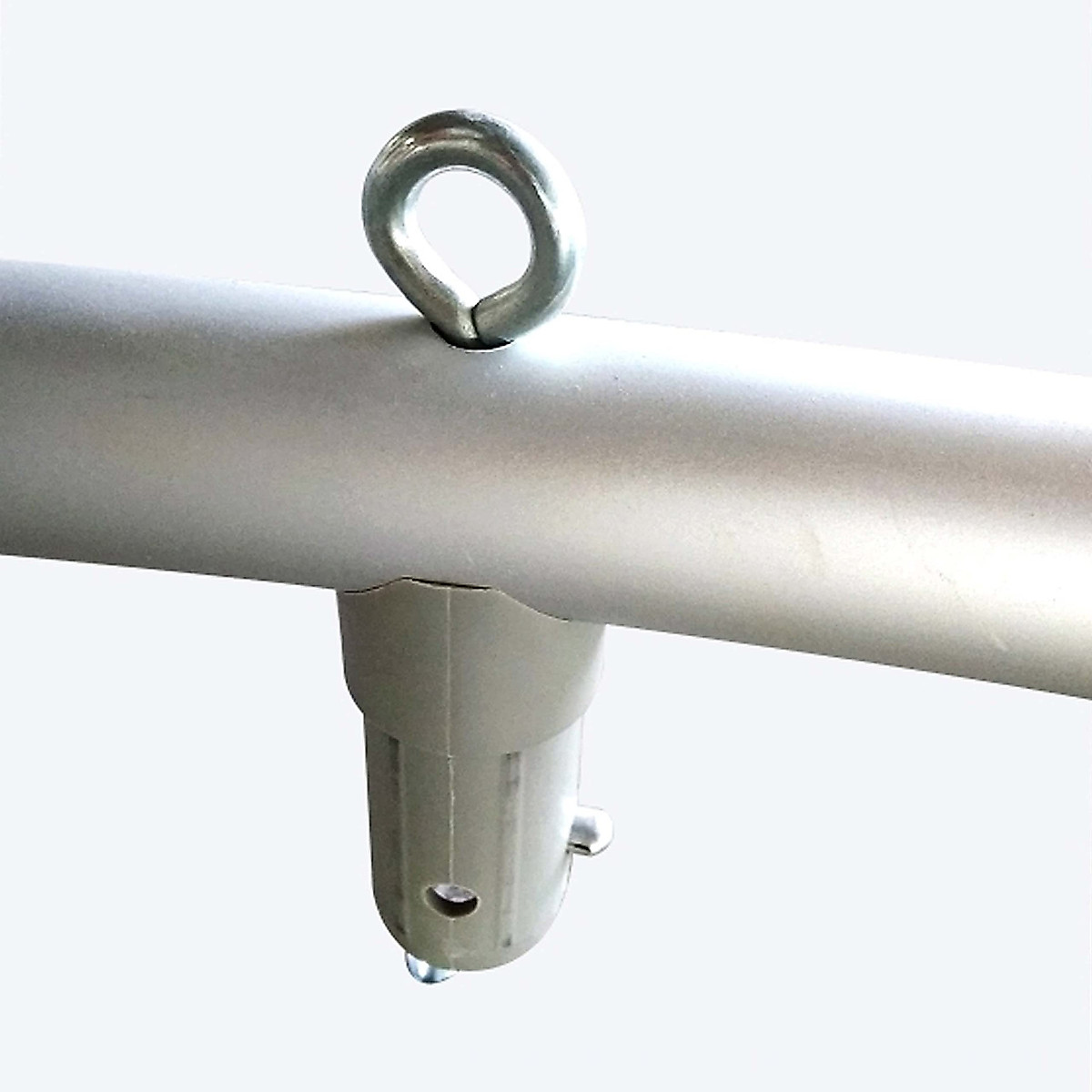 BANNER BUZZ MAKE IT VISIBLE Tapered Square Fabric Hanging Ceiling Banner Sign Single Side Printed Outside for Trade Show Display (12 X 3.5')