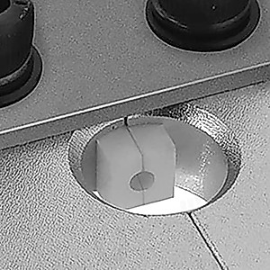 Filament Welder Connector, High Hardness Precise Filament Sensor Connector for 1.75mm Consumables (Silver)