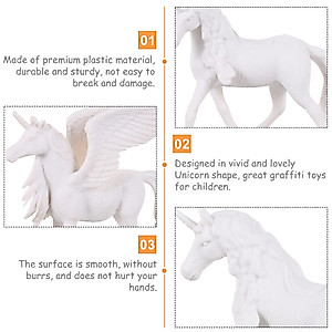 Paint Your Unicorn Set DIY Painting Unicorn Kit Unicorn Party Favor Decorate and Drawing 3D Toys for Kids Girl Toys Art and Craft Set…