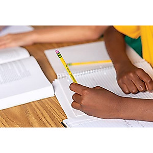 Ticonderoga® Tri-Write Beginners' Pencils With Erasers, #2 Soft, Yellow Barrel, Pack Of 36