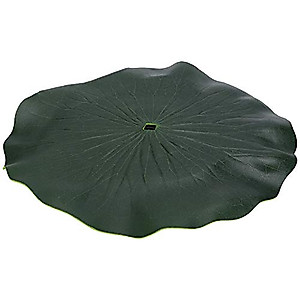 TOPINCN Lotus Leaf Floating Tray for Solar Fountain Pump Portable Floating Tray for Garden Pond Pool Fish Pond