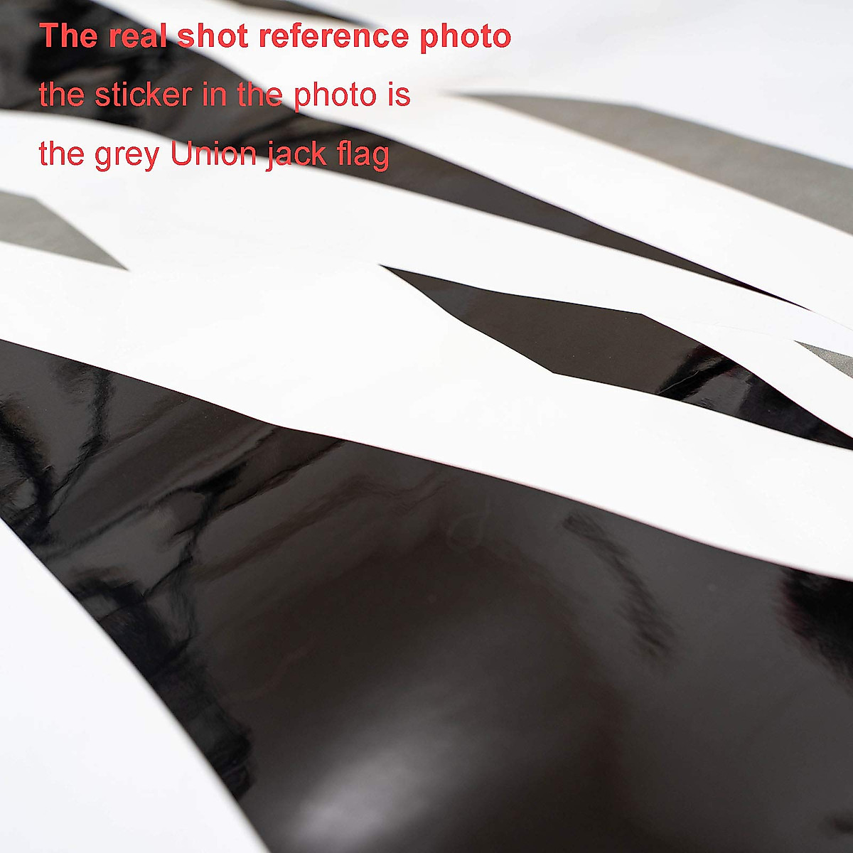 Paileco Front Fender Side Scuttles Decal Graphics Sticker (Grunge Union Jack Flag) for R55 R56 R57