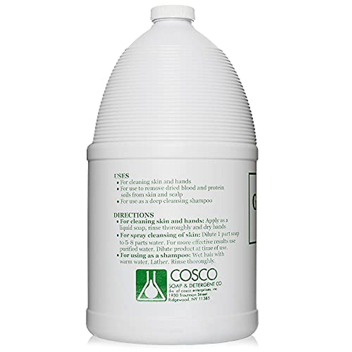 COSCO Tincture of Green Soap U.S.P. Medical Tattoo Cleanser -Four 1 Gallon Jugs