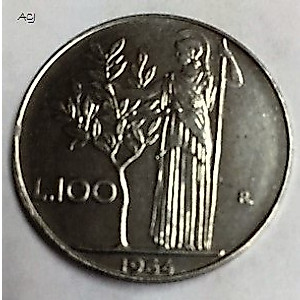 100 Italian Lire Coin Various Years 1950's To 1980's