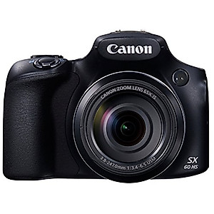 Canon PowerShot SX60 HS Digital Camera - Wi-Fi Enabled - International Version (No Warranty)