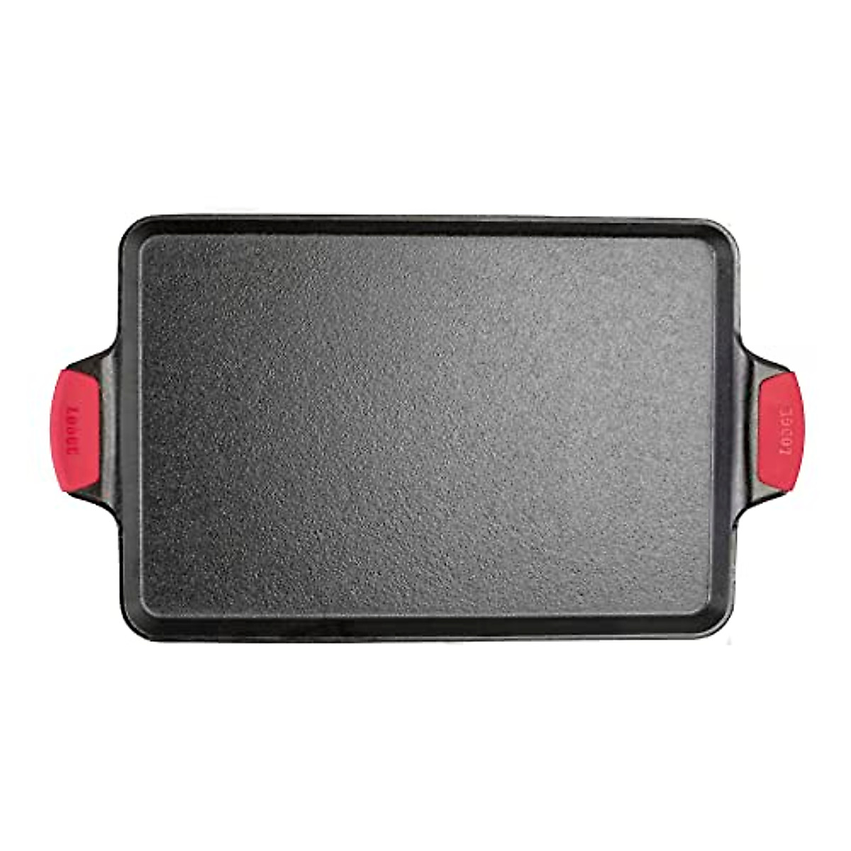 Lodge 15.5"x10.5" Cast Iron Baking Pan, Black