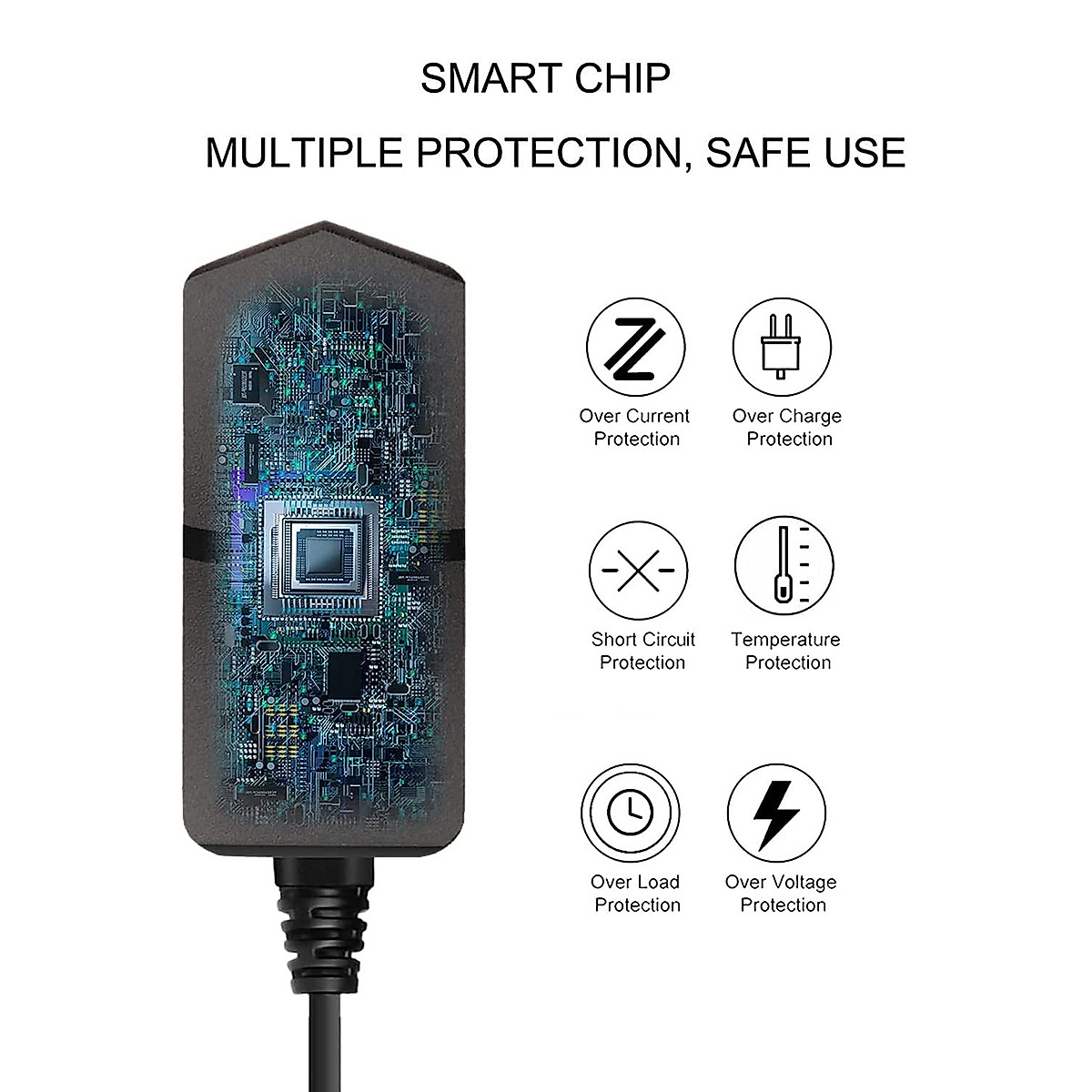 6V 2A [6 Volts 2 Amps] Adapter Power Supply AC to DC Plug 5.5 x 2.1mm & 2.5mm for 6volt 100mA 300mA 500mA 600mA 800mA 900mA 1000mA 1500mA 2000mA Equipment, Extra Long 3.3ft Cord