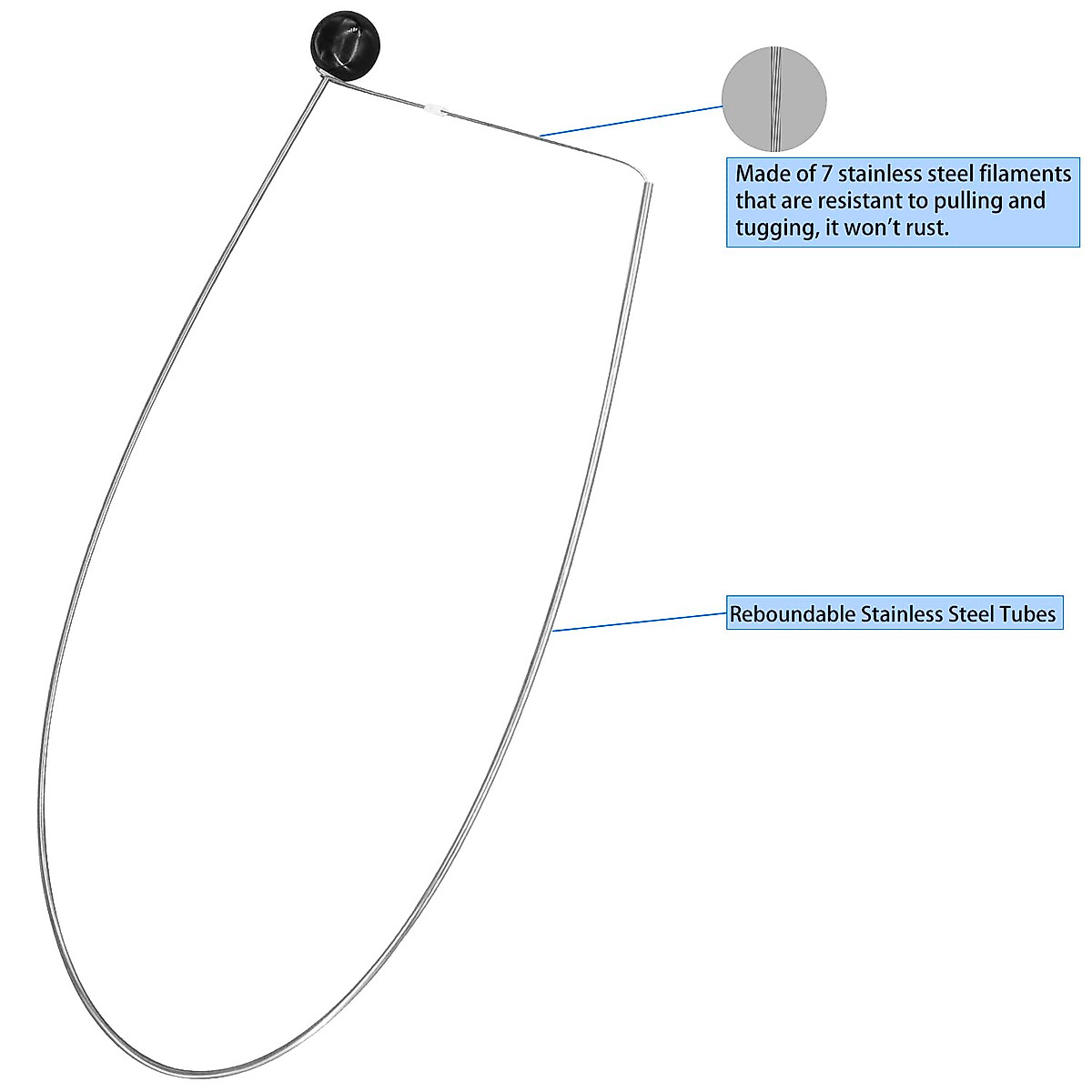 Biudniyll Heavy Duty Button Master for Car Emergency Tool Long Reach Grabber Tool 60cm/23.6"