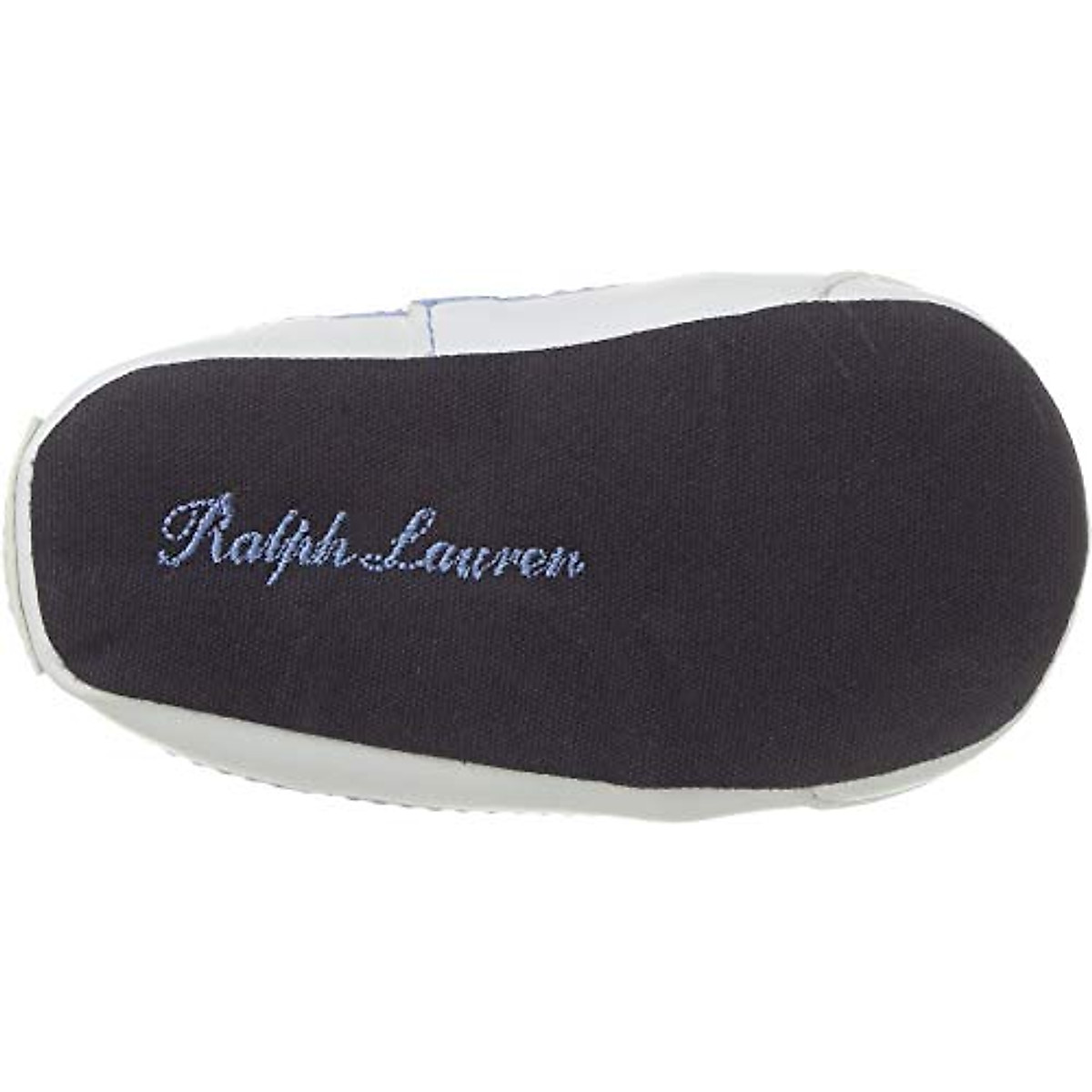 Polo Ralph Lauren Kids Unisex-Baby Bal Harbour Repeat Crib Shoe, Navy, 2 M US Infant