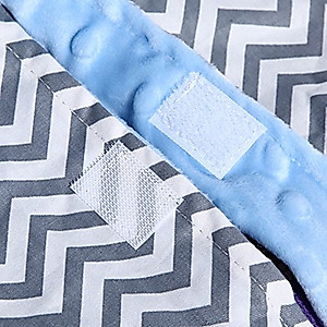 2 in 1 Carseat Canopy Cover and Nursing Cover Up - Universal Fit Infant Baby Car Seat Canopy Stroller Cover | Best for Breastfeeding Moms | Perfect for Both Girls and Boys - Chevron
