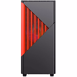GAMEMAX Contac COC BR Black / Red Steel / Tempered Glass ATX Mid Tower Computer Case