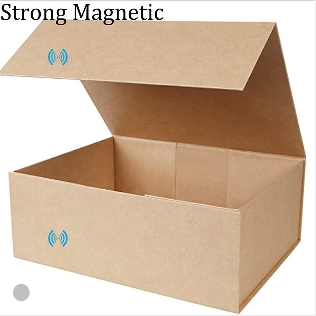 RayofSun Brown Small Gift Boxes With Lids For Presents.10.5 * 7 * 3in Bridesmaid Proposal Box ForFor Wedding,Christmas,Birthday(1pc