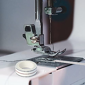 TSSART 1/4" Seam Diagonal Seam Tapes - 10Yard Each Roll Sewing Basting Tape for Stitching Straight Diagonal Seams Instruction Tool (2Pcak)