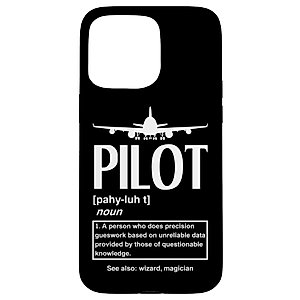 iPhone 15 Pro Max Funny Pilot Case