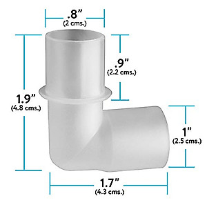 2 Pack - Impresa Replacement for AirSense10 Tubing Elbow 37394, ResMed