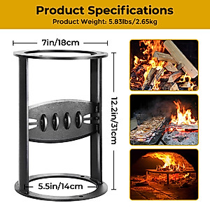 young master Kindling Splitter, Cast Steel Wood Splitter, Heavy Duty Double-Blade Maul Firewood Splitter, High-Impact Manual Log Splitter Wedge One-Piece Molding Wood Splitting Tool for Home