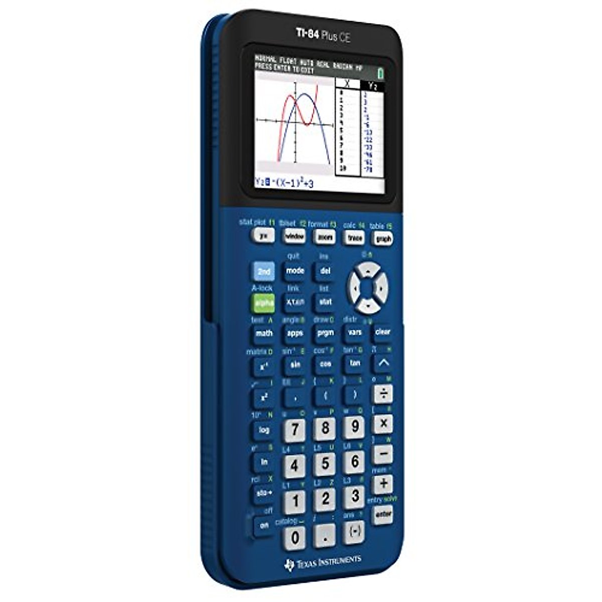 Texas Instruments TI- 84 Plus CE Denim Graphing Calculator