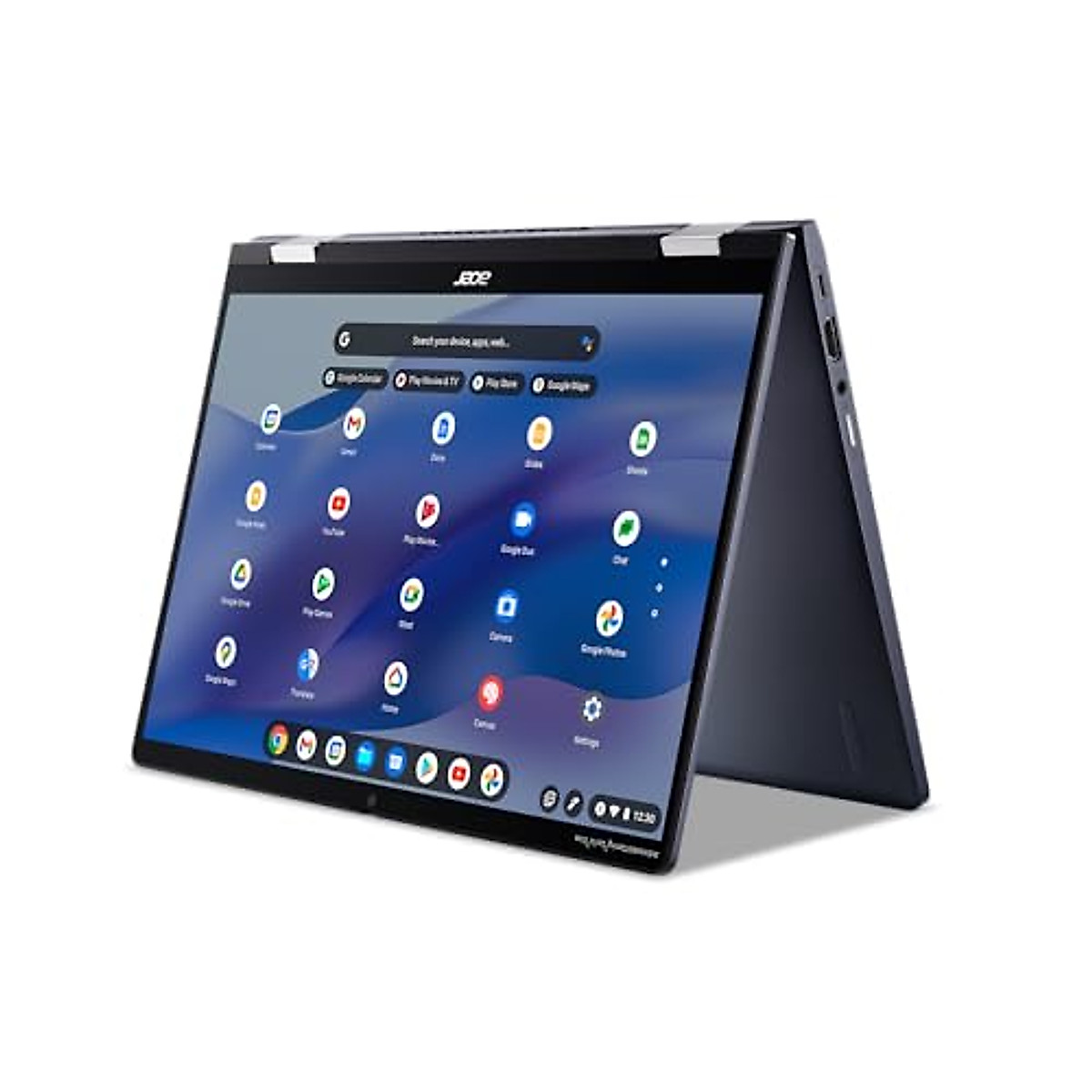 acer Chromebook Spin 714 CP714-1WN-53M9 Laptop Intel Evo Intel Core i5-1235U 14" 1920x1200 IPS Touch Display 8GB LPDDR4X 256GB SSD Wi-Fi 6E FHD MIPI Webcam Backlit Keyboard Chrome OS