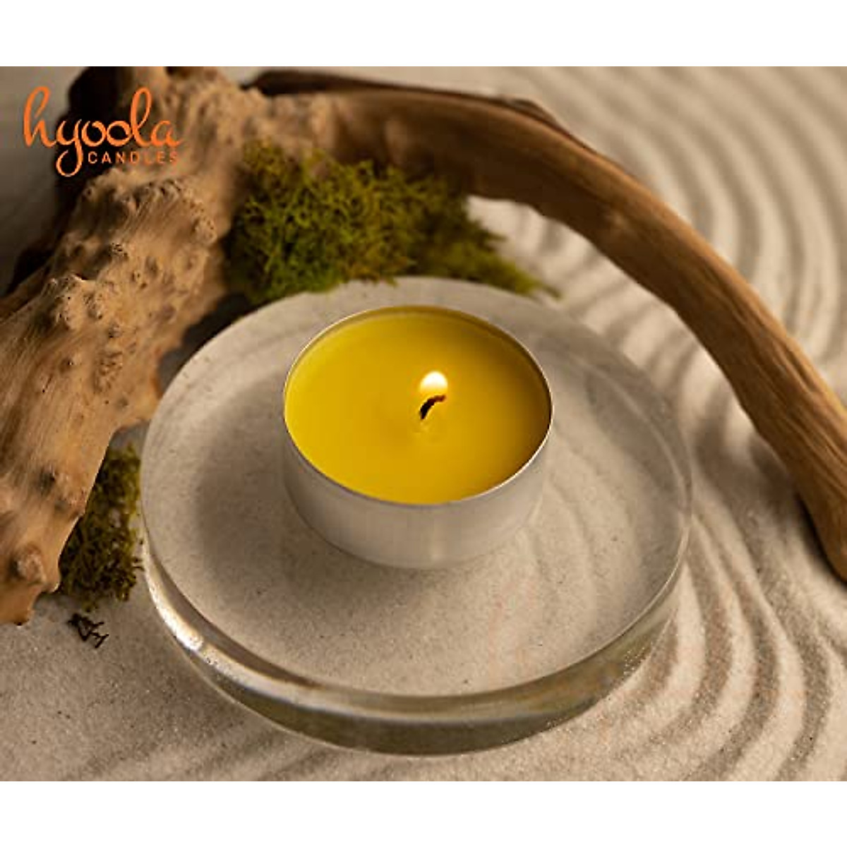 Tealight Citronella Candles - Anti Mosquito Candle - 4 Hour Burn - 50 Pack - DEET Free
