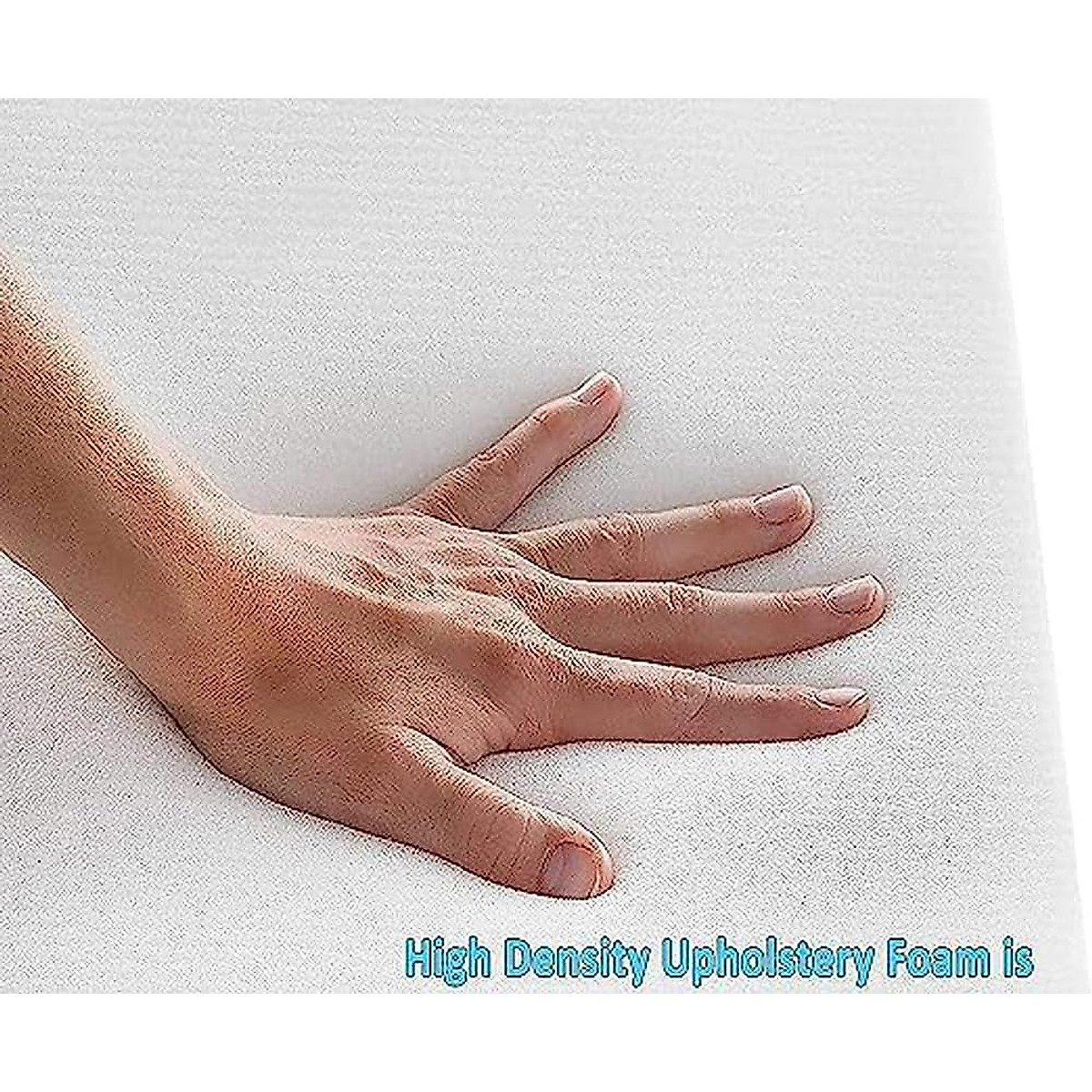 YUURO High Density Foam Bed Gap Filler,Mattress Extender Twin Bed Connector,Headboard Pillow Between Bed and Mattress/Wall,Memory Foam Bed Space Crack Filler Foam (55x4x6inch)