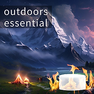 LANXUANR Solid Fuel Tablets Fire Starter for Fireplace, for Indoor and Outdoor use, for Campfires, BBQ, Fire Starters for Grill and Wood Stove - Firelighters