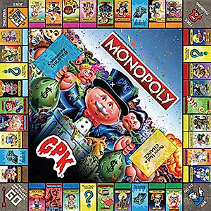 Monopoly Garbage Pail Kids | Based on Topps Company Garbage Pail Kids Trading Cards | Collectible Monopoly Game | Officially Licensed Garbage Pail Kids Game
