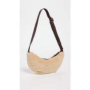 Loeffler Randall Women's Jillian Soft Crossbody Pouch, Timber/Natural, Tan, One Size