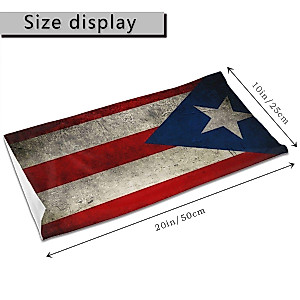 HSELOGI 4Pcs USA Puerto Rico Flag Headwear Neck Gaiter Tube Scarf Headbands Bandana Balaclava For Outdoor