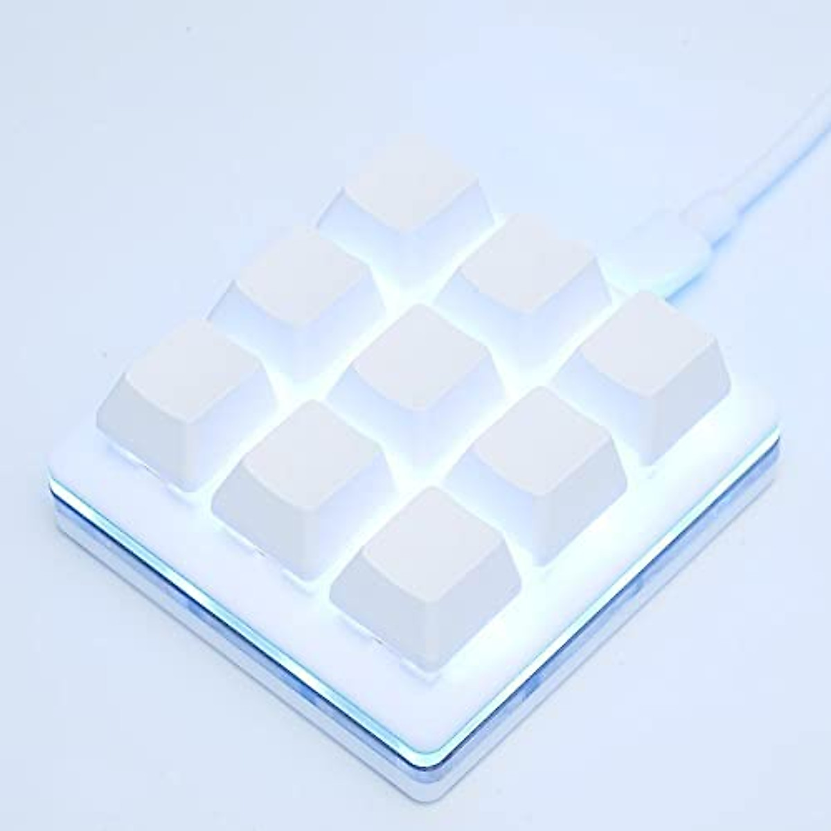 9 Keys OSU Gaming Keyboard, Mini RGB Macro Programming SimPad Support Hot-swap Switch Customize Mechanical Gaming Keypad (Color : Black Switch)