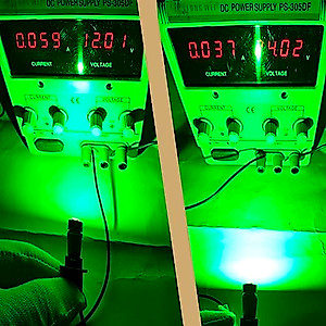 Wiseshine 2825 LED Bulb Green,1.5Watt 194 T10 W5W 168 158 LED Light Bulb Automotive Truck Camper RV Car Interior Exterior Bulbs for Instrument Panel Dashboard Door Light Footlights DC12V-24V(Pack6)