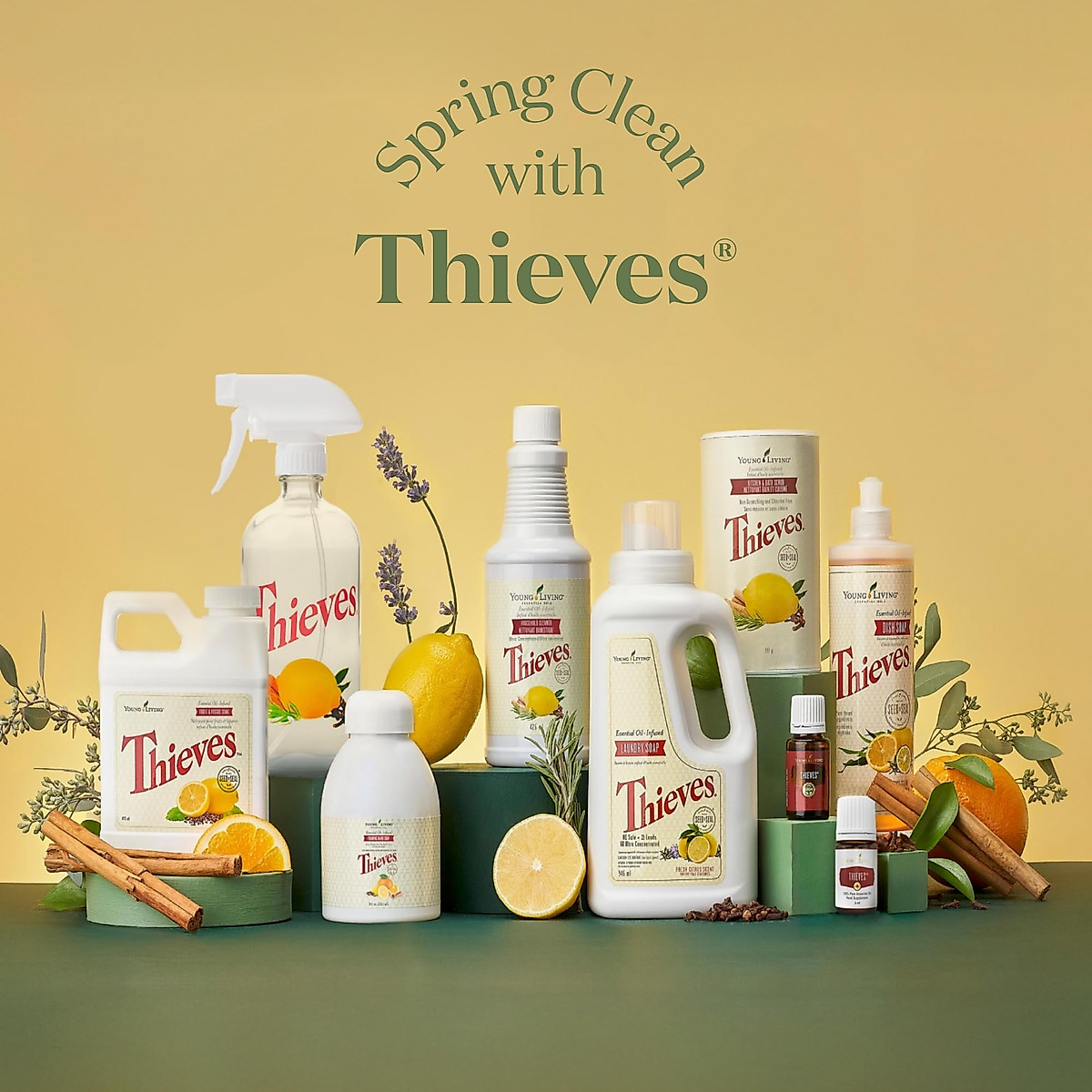 Thieves Household Cleaner 14.4 fl.oz by Young Living Essenital Oils