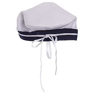 iGirlDress Baby Toddler Girls Nautical Sailor Dress with Hat 18mos White