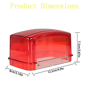 WFLNHB 1 Pcs Tail Light Lens Replacement for Yamaha Rhino 700 660 450 2004-2021